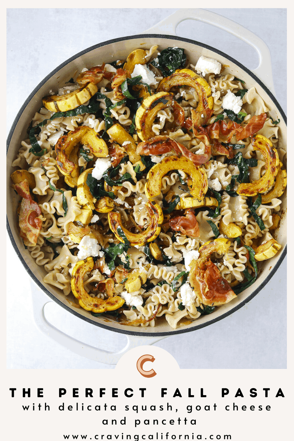 The Perfect Fall Pasta with Delicata Squash, Pancetta, and Goat Cheese ...