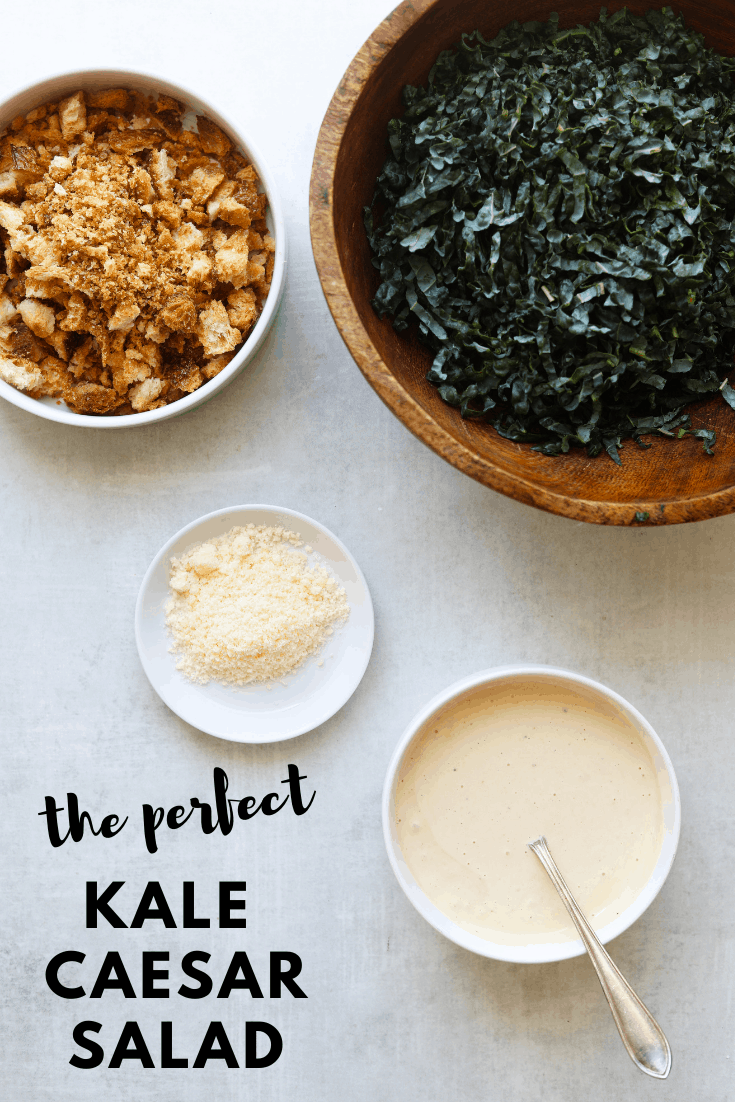 The Perfect Kale Caesar Salad - Craving California