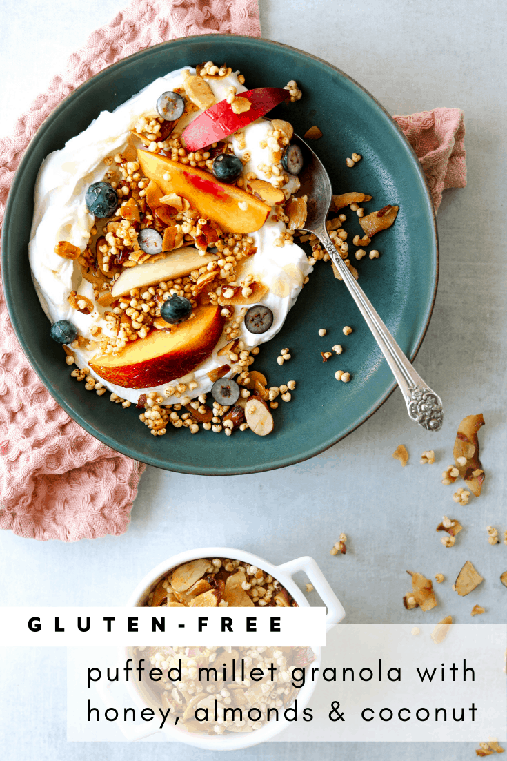 Puffed Millet Granola with Almonds, Honey and Coconut - Craving California
