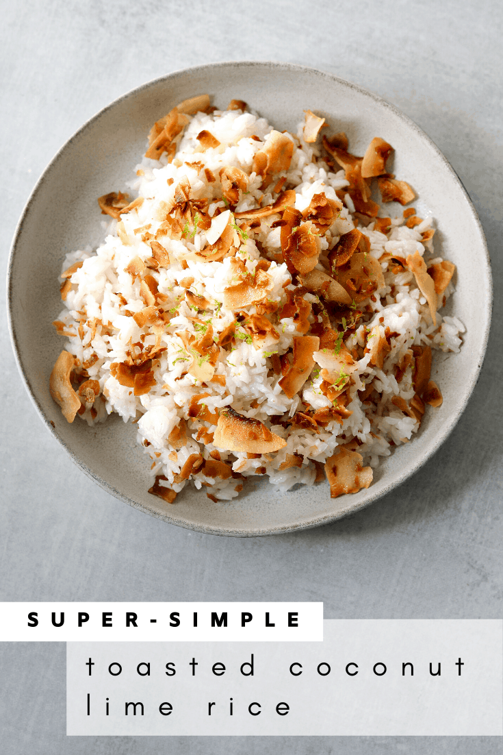 Toasted Coconut Lime Rice - Craving California