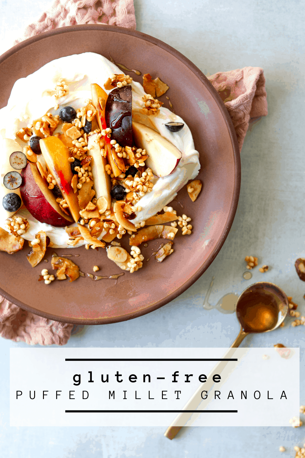 Puffed Millet Granola with Almonds, Honey and Coconut - Craving California