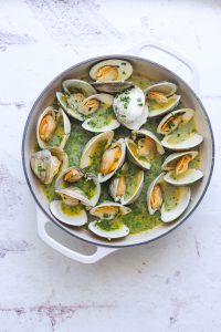 Steamed Clams with White Wine, Garlic and Butter - Craving California