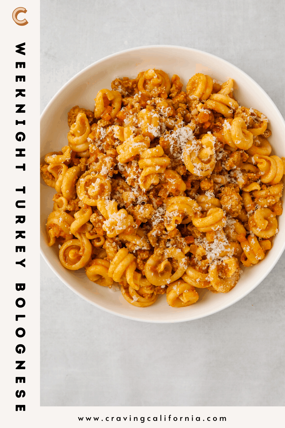 The Best Turkey Bolognese - Craving California