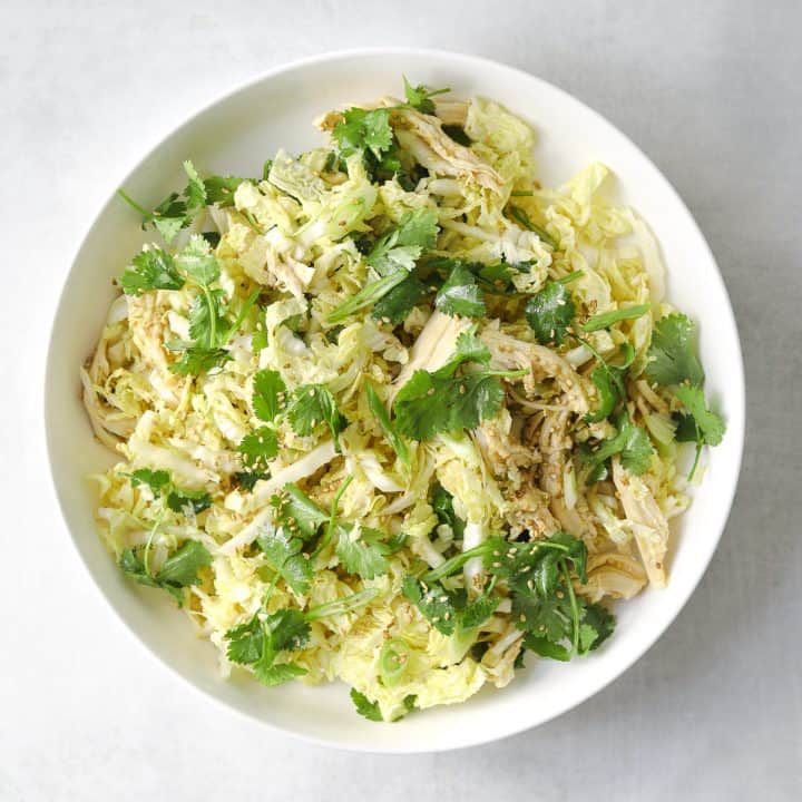 Miso-Ginger Chicken Salad - Craving California