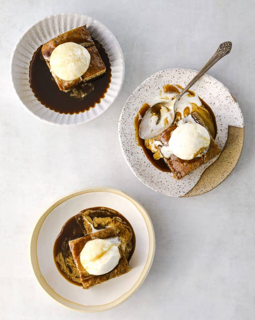 Warm Date Cake with Bourbon Caramel Sauce - Craving California