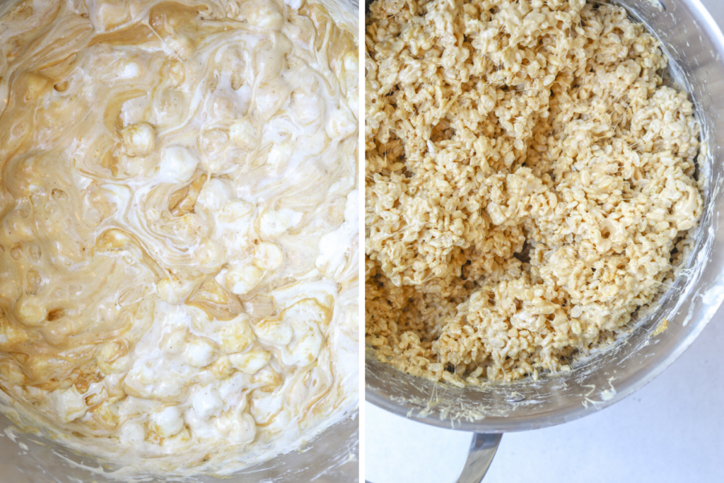 Caramelized White Chocolate Rice Crispy Treats - Craving California