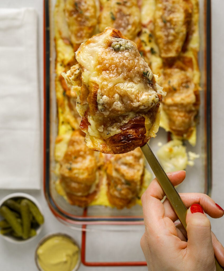 Croque Monsieur Croissant Bake - Craving California