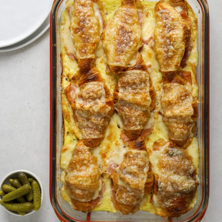 Croque Monsieur Croissant Bake - Craving California