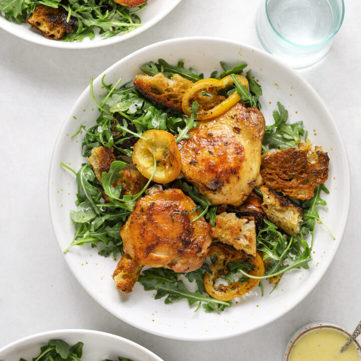 Roast Chicken with Toasted Bread Salad (Zuni Café Inspired) - Craving ...