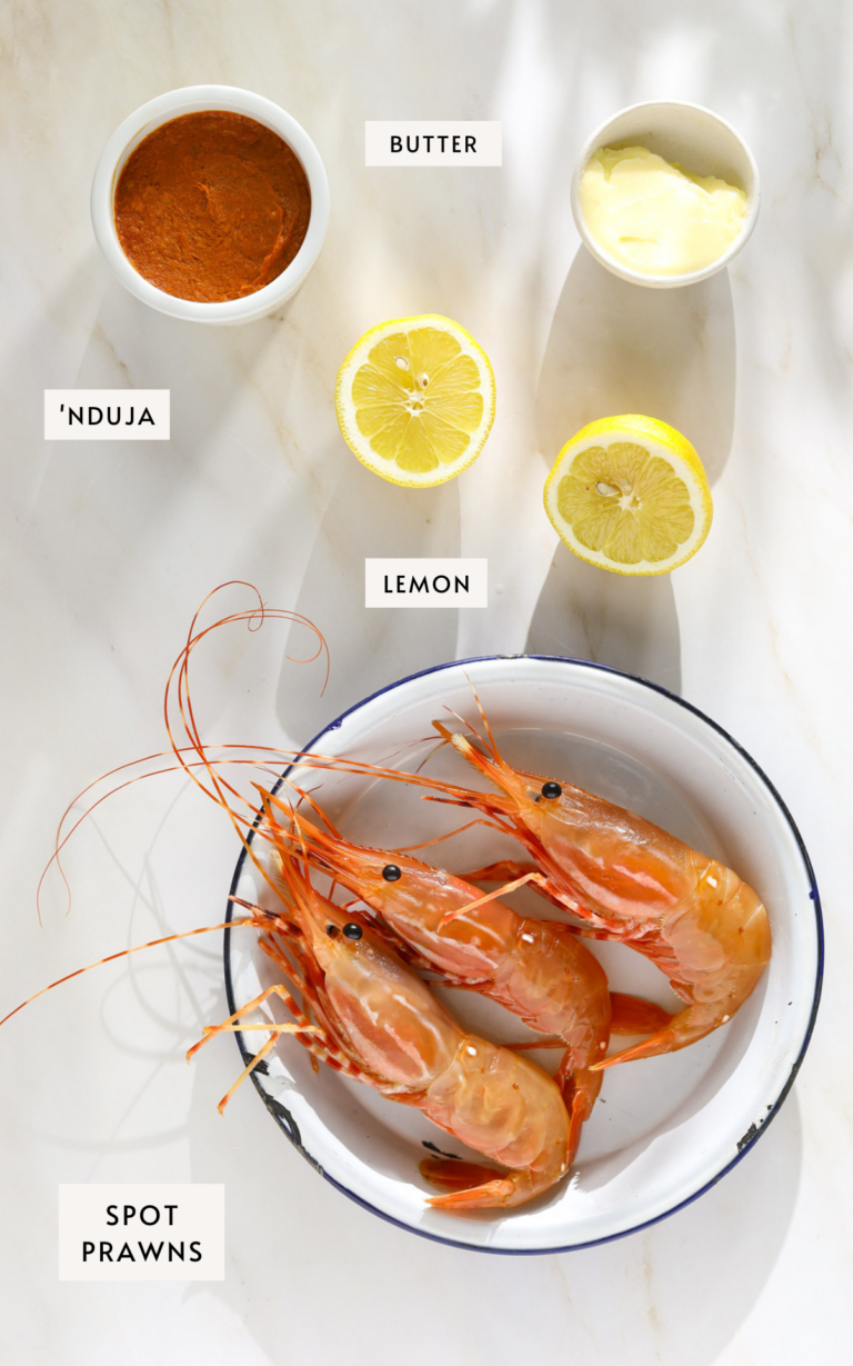 Spot Prawns with 'Nduja, Butter and Lemon - Craving California