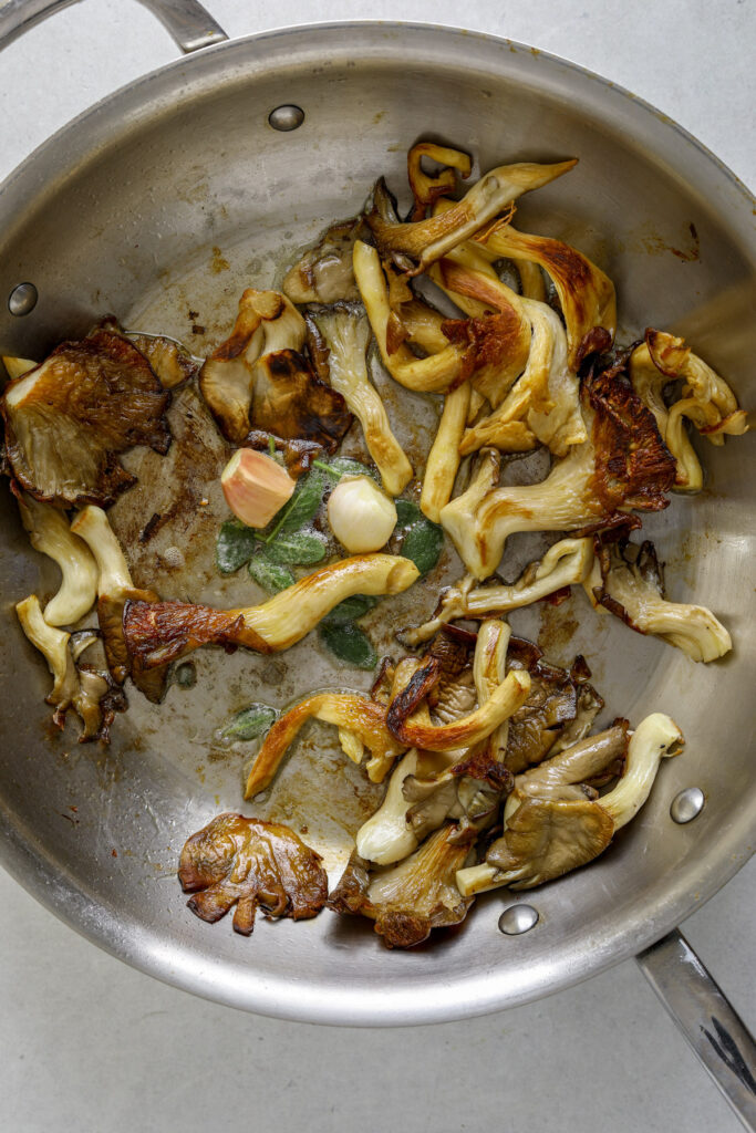 Sautéed Oyster Mushrooms with Brown Butter and Sage - Craving California