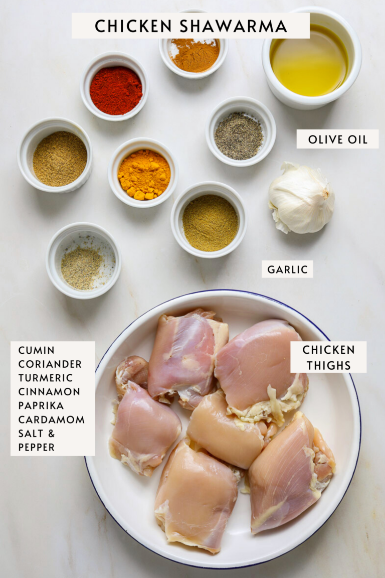 Chicken Shawarma with Garlic White Sauce - Craving California