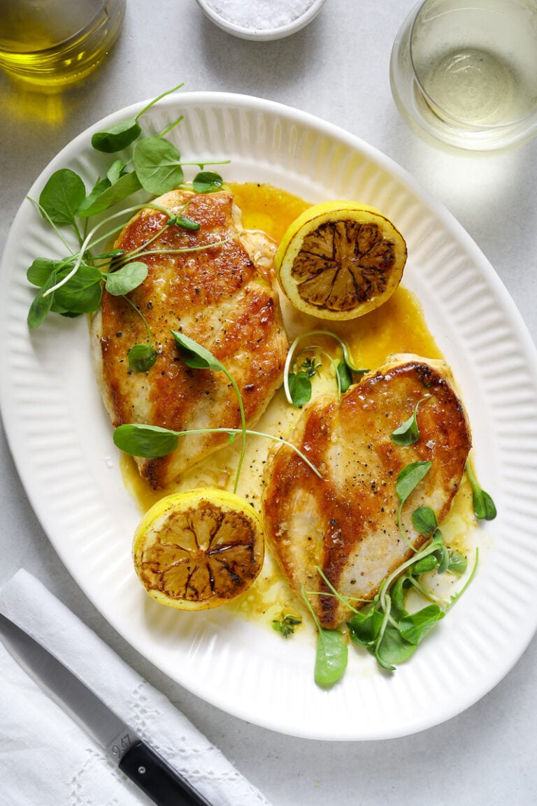 Chicken Paillard with Lemon-Dijon Vinaigrette - Craving California