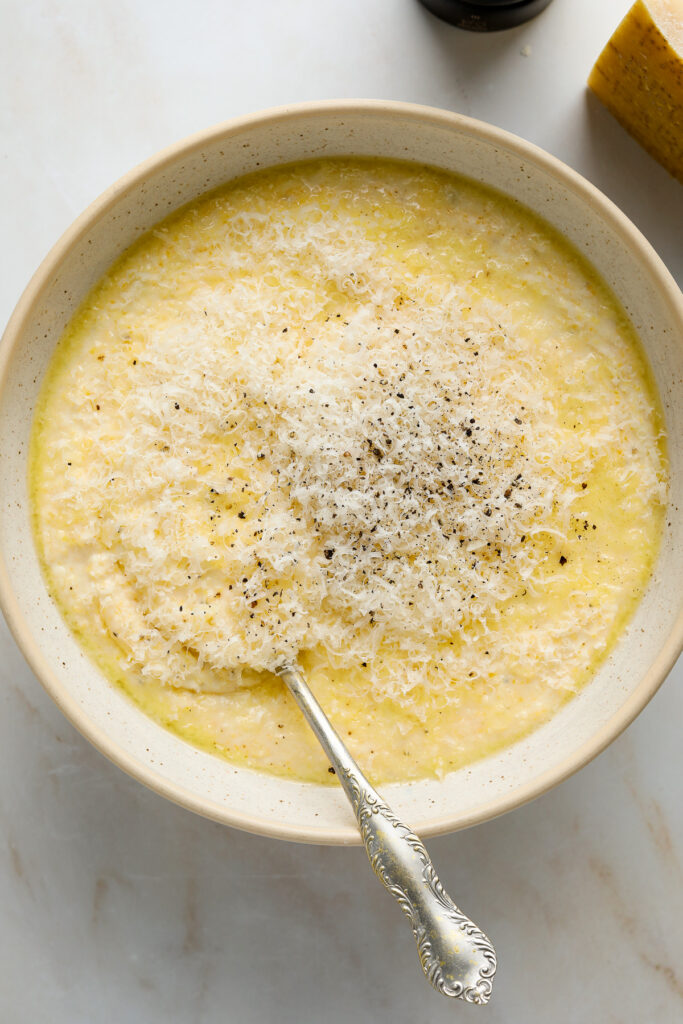 Creamy Parmesan Polenta - Craving California
