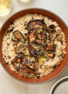 Creamy Roasted Mushroom Risotto with Truffle Oil - Craving California